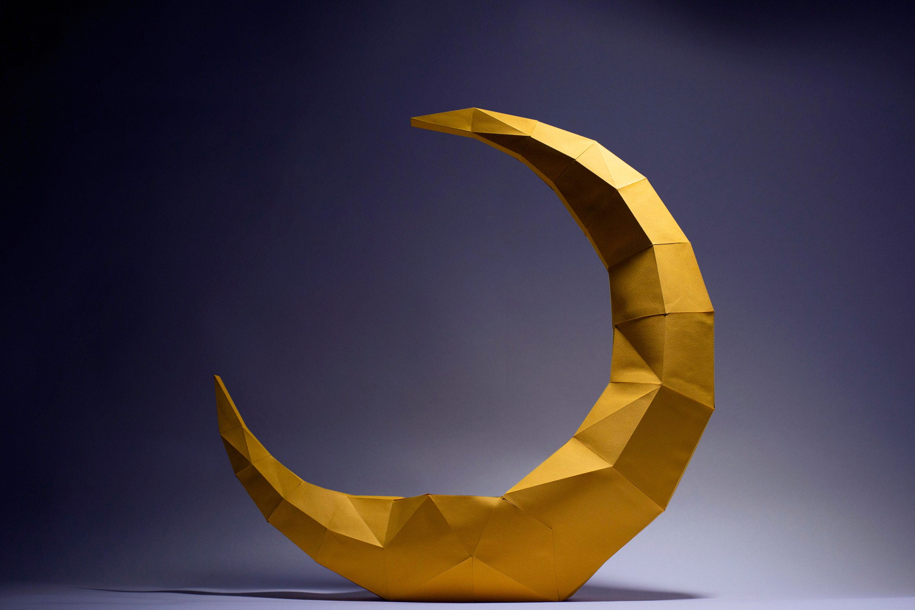 Moon Fox Paper Craft Digital Template Origami PDF Download - Etsy