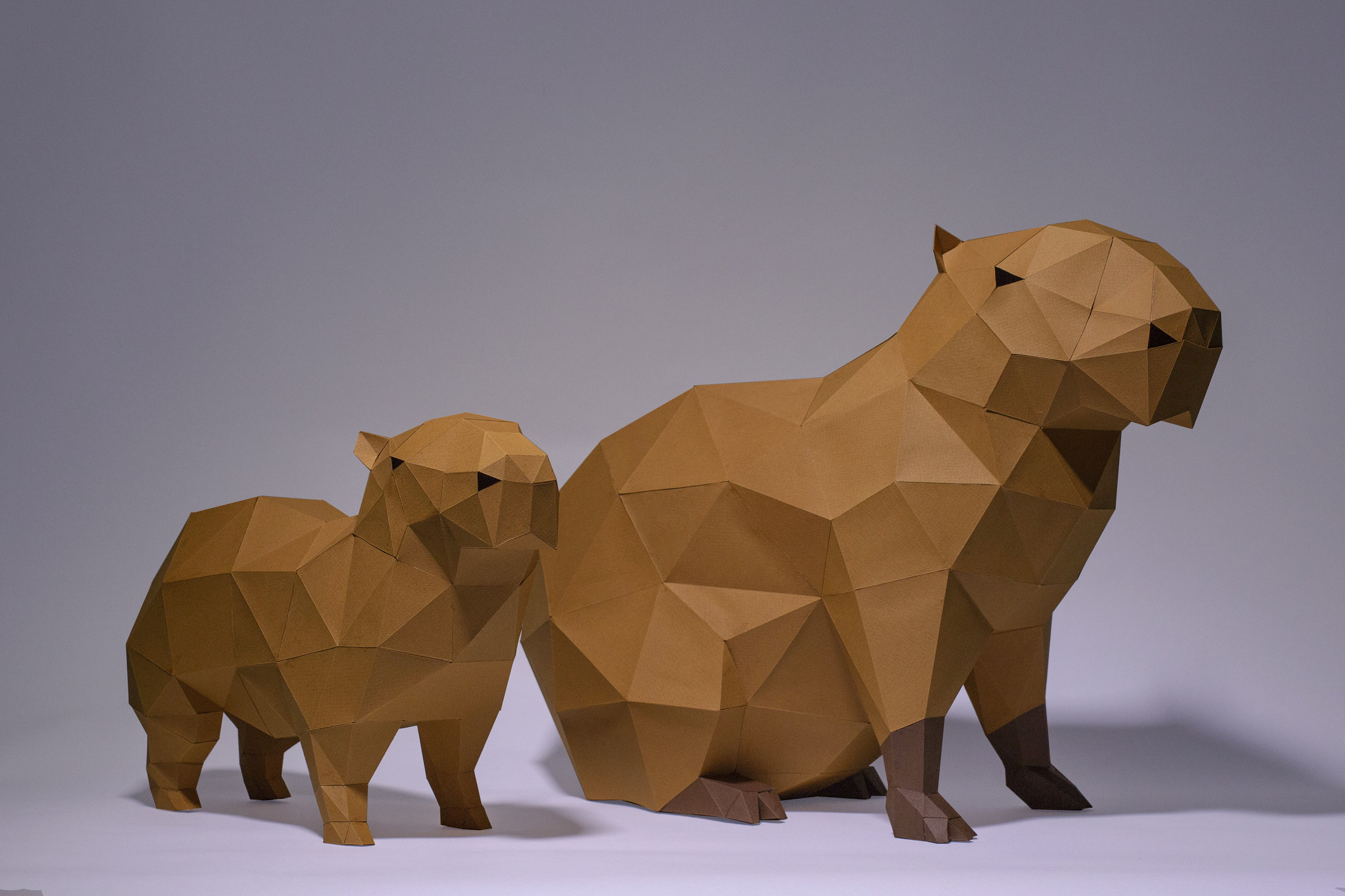 Capybaras Paper Craft Digital Template Origami PDF Download - Etsy