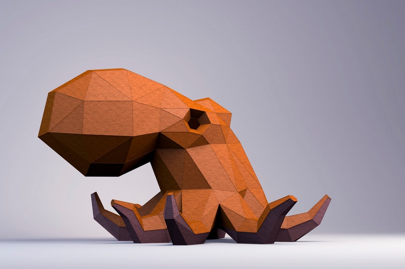 Octopus Digital Template Octopus PDF Paper Craft Octopus | Etsy