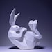 Moon Rabbit Paper Craft, Digital Template, Origami, PDF Download DIY ...