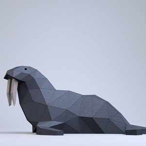 Seal Digital Template, PDF Paper Craft, Seal Origami, Seal Model - Etsy