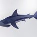 Hammerhead Shark Papercraft, 3D Papercraft, Build Your Own Low Poly ...