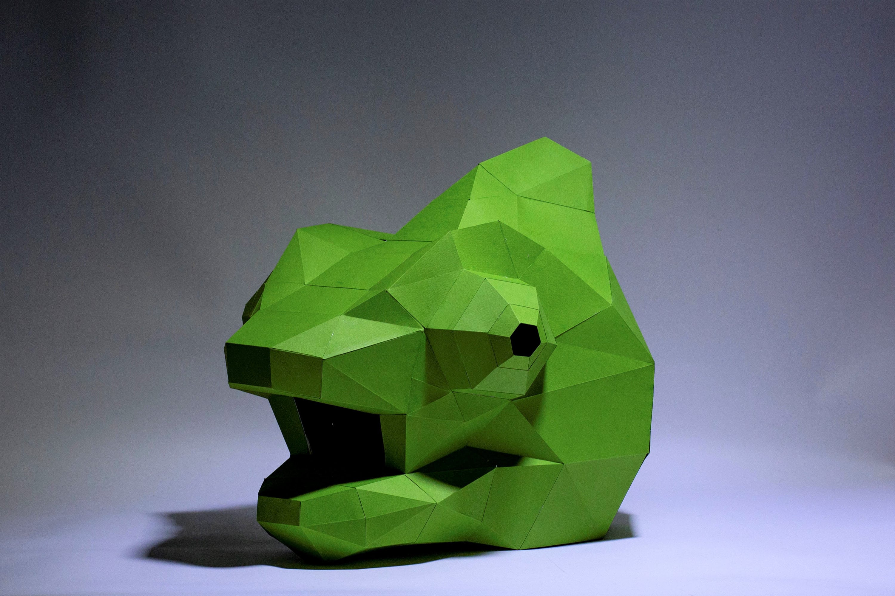 Chameleon Mask Papercraft Mask Template Origami PDF - Etsy