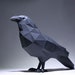 Crow Papercraft, Raven Diy Paper Statue, Crow 3D Low Poly DIY, Paper ...