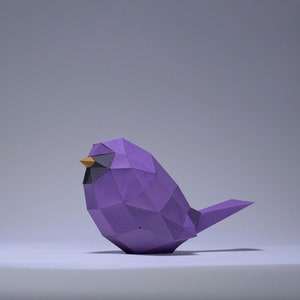 Minimal Birds, How to Make 3D Paper Craft, Make Your Own Bird 3D ...