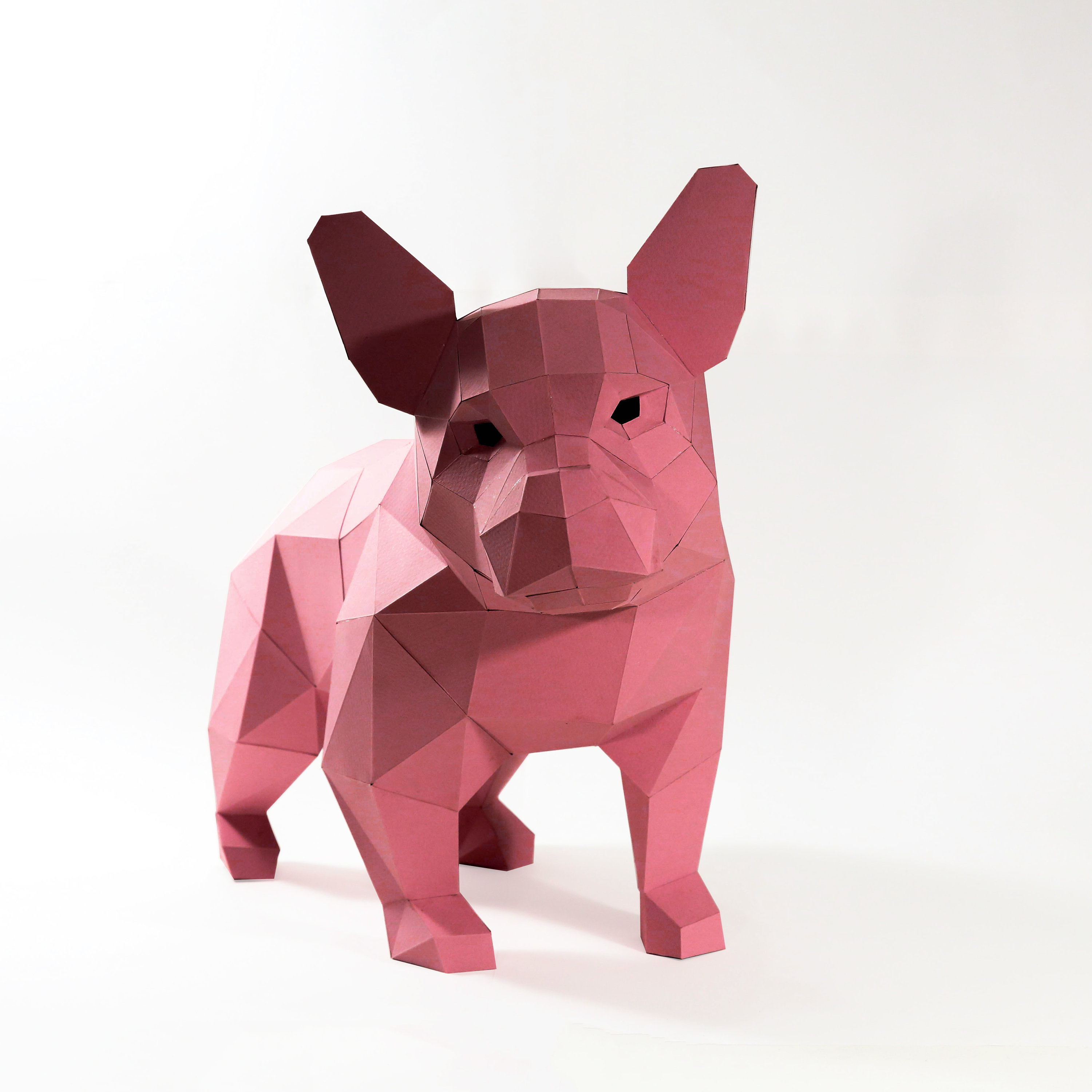 French Bulldog Paper Craft Digital Template Origami PDF | Etsy