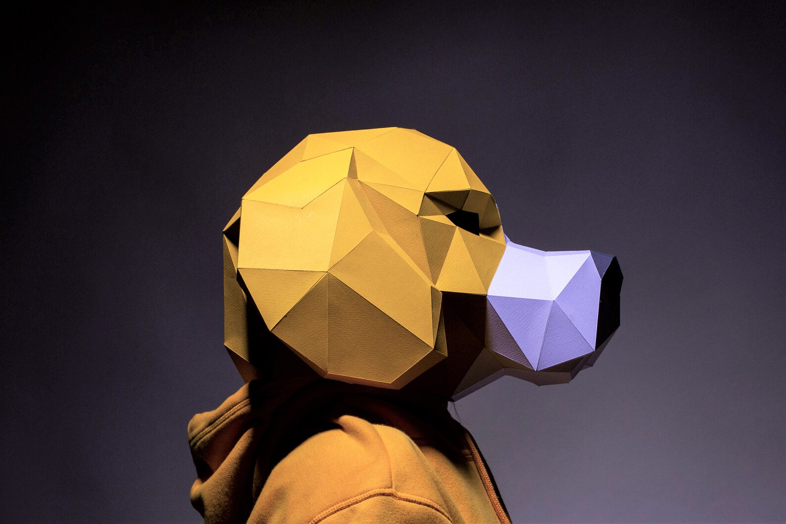 Beagle Dog Mask Papercraft Mask Template Origami PDF - Etsy