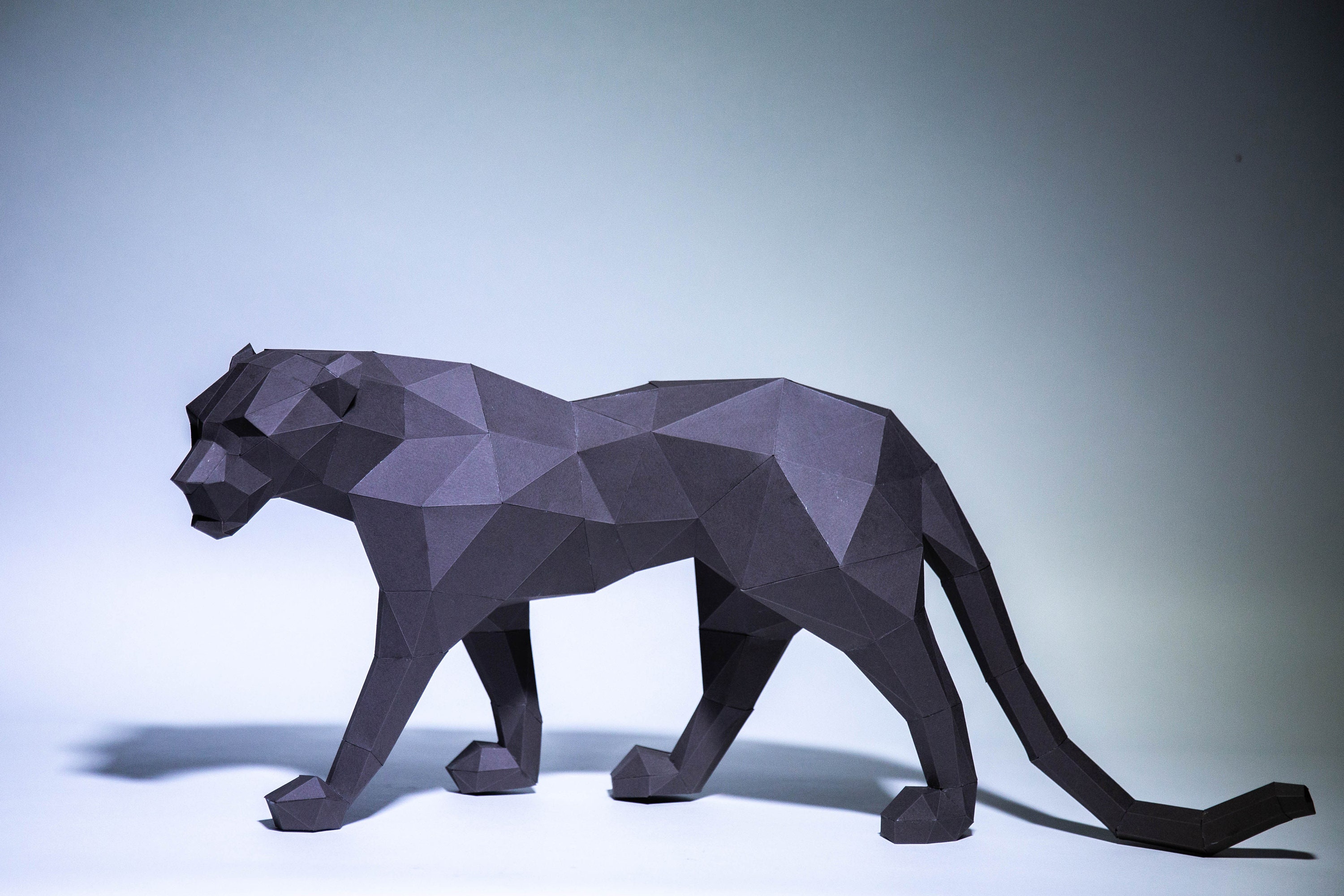 Black Panther Paper Craft Digital Template Origami PDF | Etsy