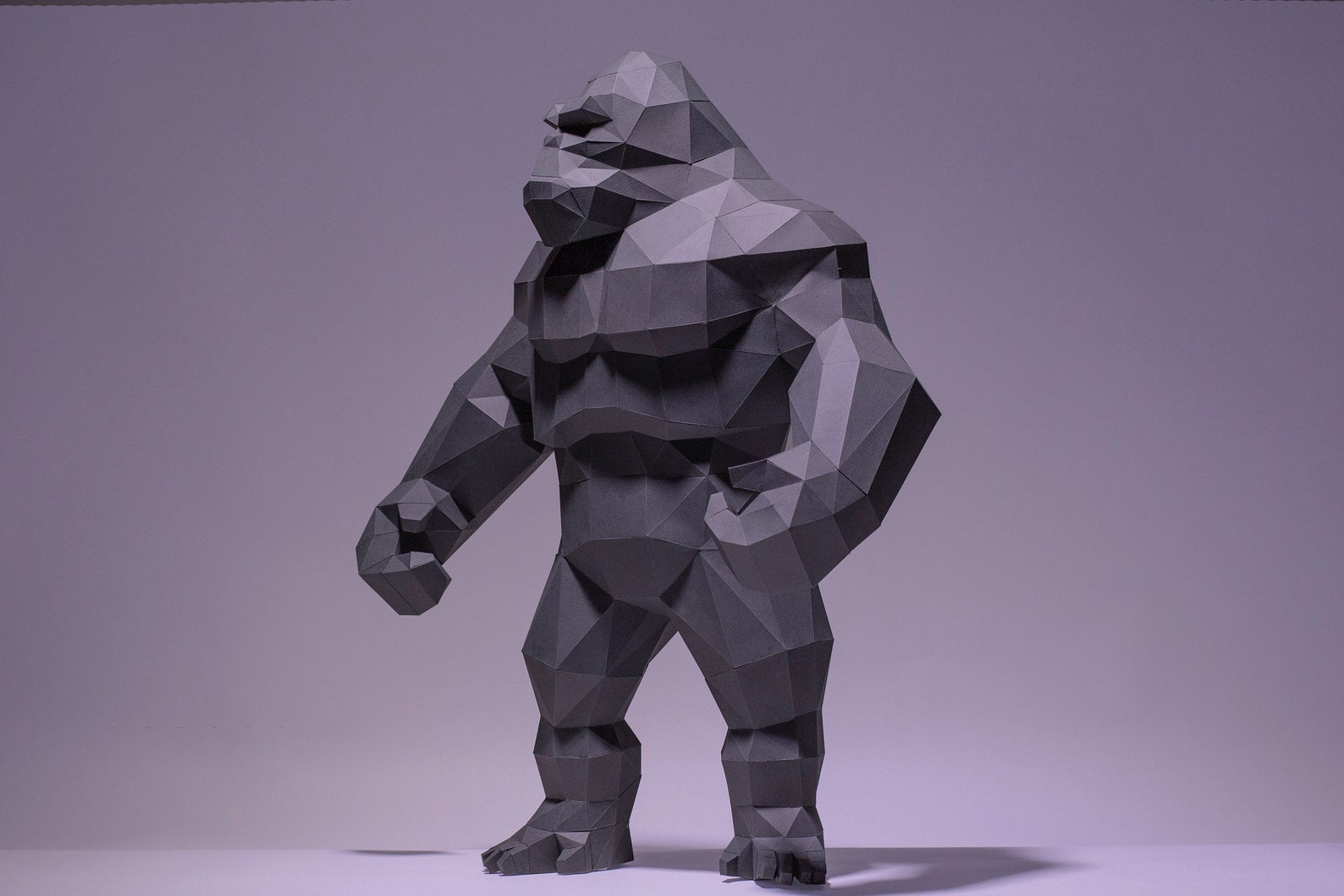 King Kong Kong Paper Craft Digital Template Origami PDF - Etsy