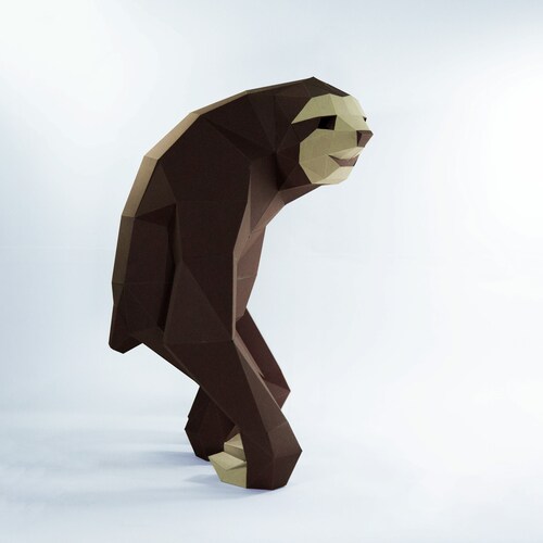 Moon Sloth Paper Craft Digital Template Origami PDF - Etsy