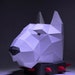 Bull Terrier Mask Paper Craft, Digital Template, Origami, PDF Download ...