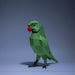 Parrot Green Paper Craft, Digital Template, Origami, PDF Download DIY ...
