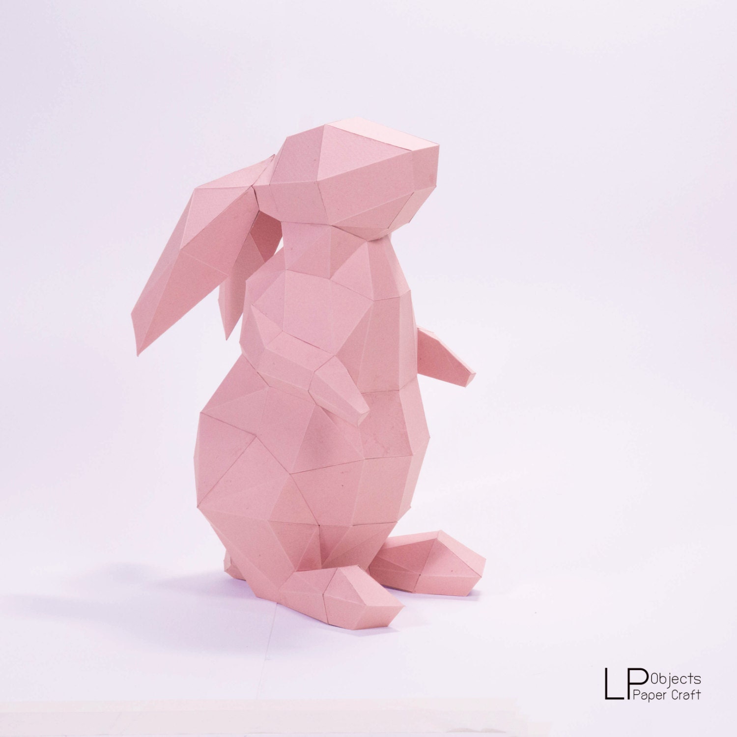 Bunny Paper Craft Digital Template Origami PDF Download | Etsy