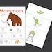 Mammoth Paper Craft, Digital Template, Origami, PDF Download DIY, Low ...