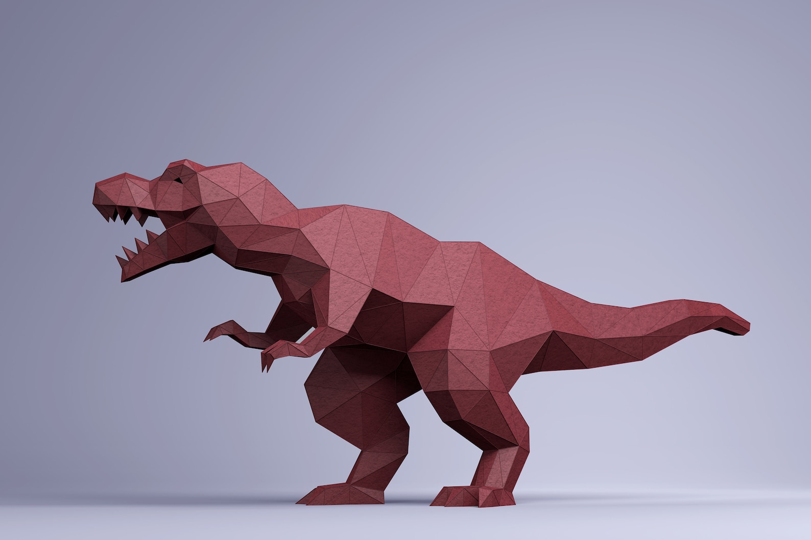 T-REX Digital Template PDF Paper Craft T-REX Origami - Etsy