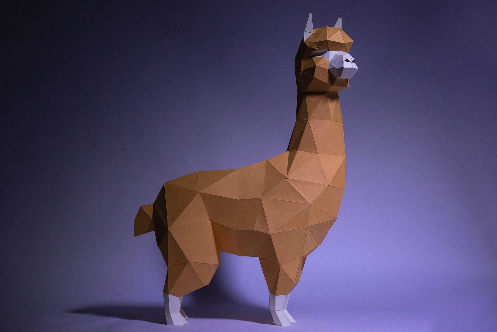 Alpaca, Lama Paper Craft, Digital Template, Origami, PDF Download DIY ...