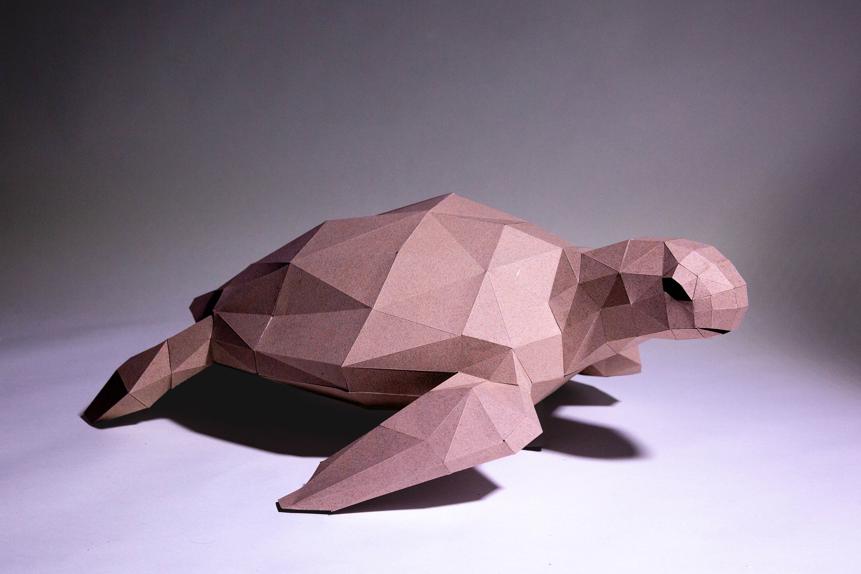 Sea Turtle Paper Craft Digital Template Origami PDF - Etsy México
