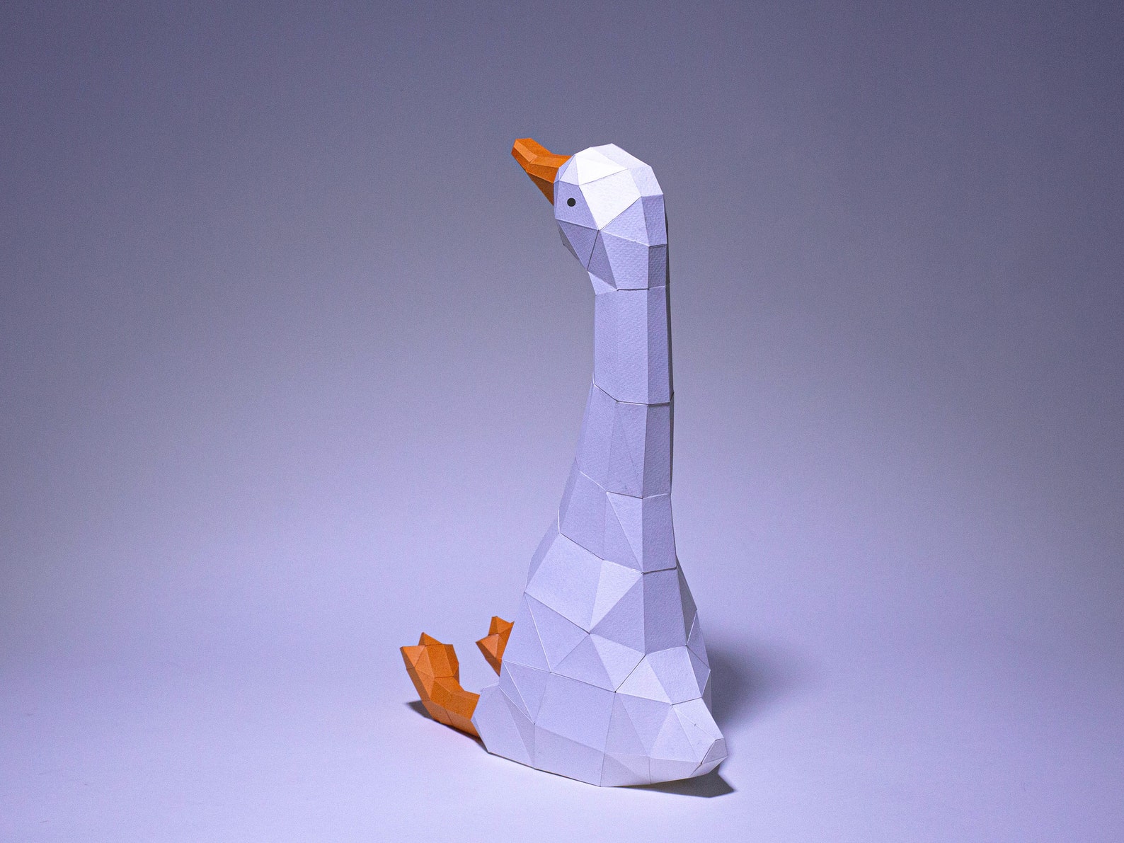Goose Paper Craft: Low Poly DIY Sculpture (PDF Download) - Etsy