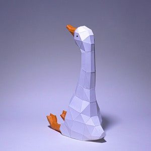 Goose Paper Craft: Low Poly DIY Sculpture (PDF Download) - Etsy