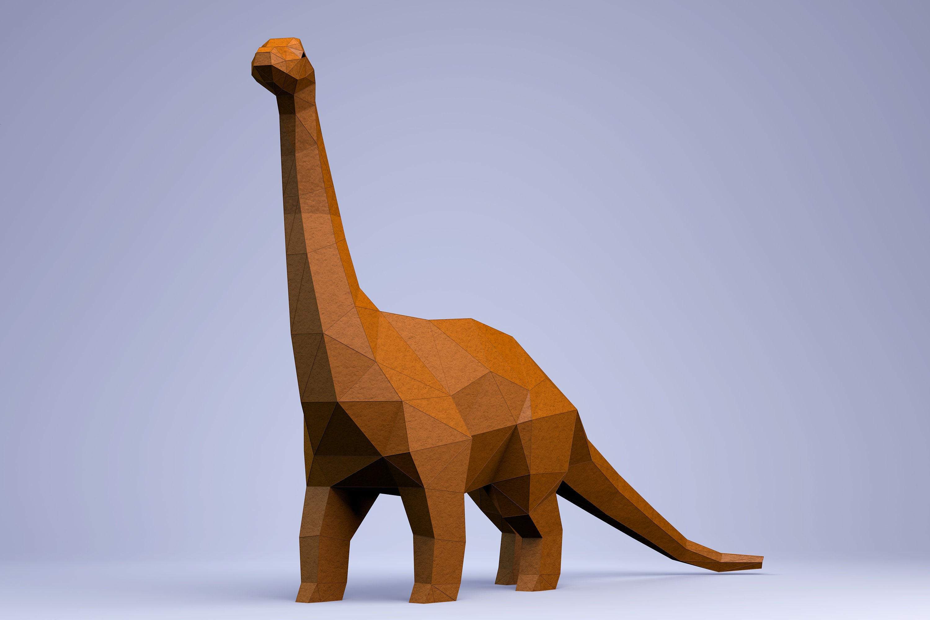 Apatosaurus Dinosaur Digital Template PDF Paper Craft | Etsy