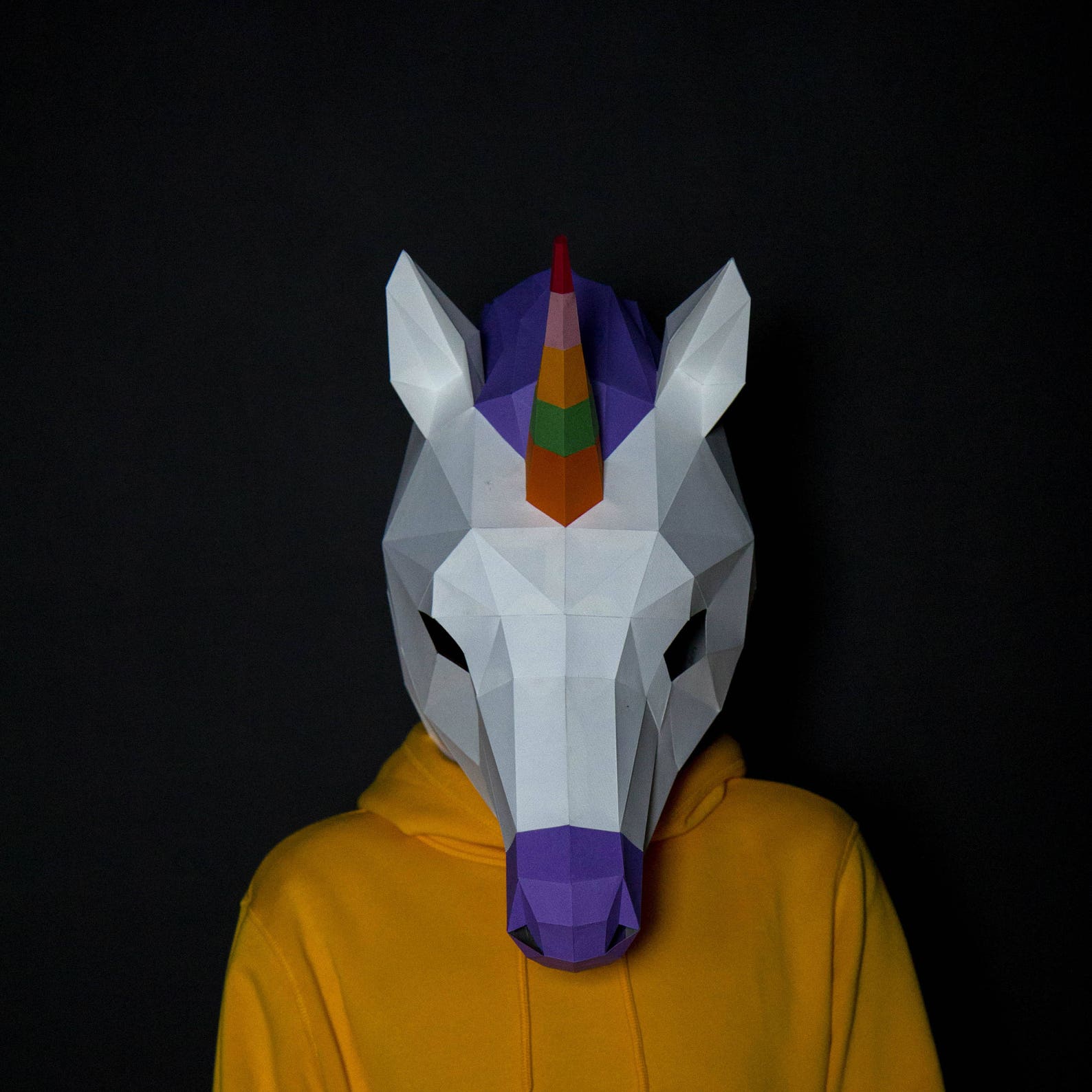 Unicorn Mask Paper Craft Digital Template Origami PDF - Etsy