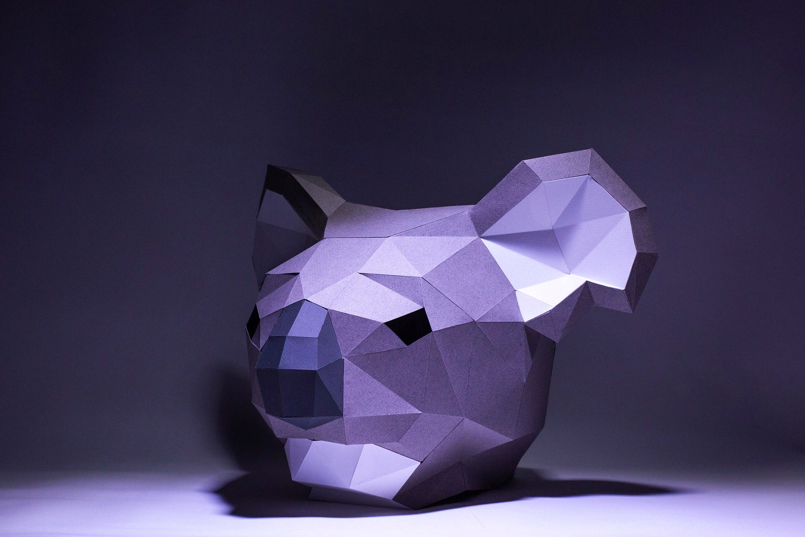 Koala Mask Papercraft Mask Template Origami PDF Download | Etsy