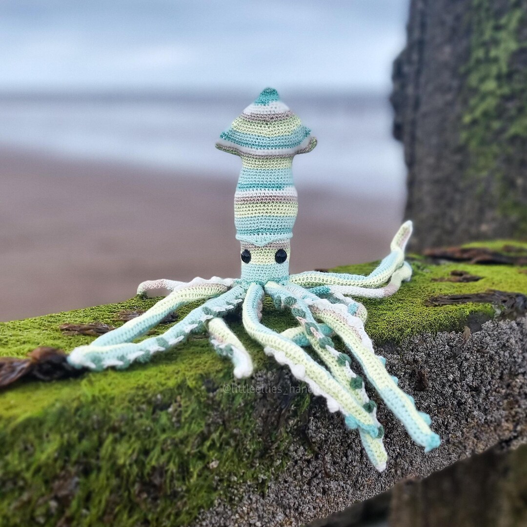 Amigurumi Squid | Crochet Squid | Cannoli the Squid | Squid Pattern ...
