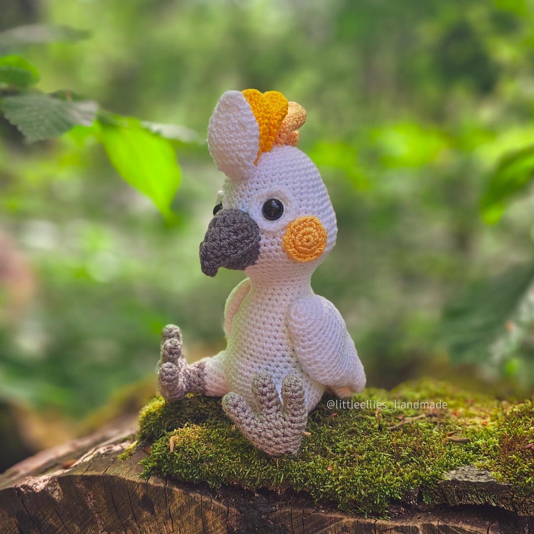 Amigurumi Cockatoo | Crochet Cockatoo | Fanta the Crested Cockatoo ...