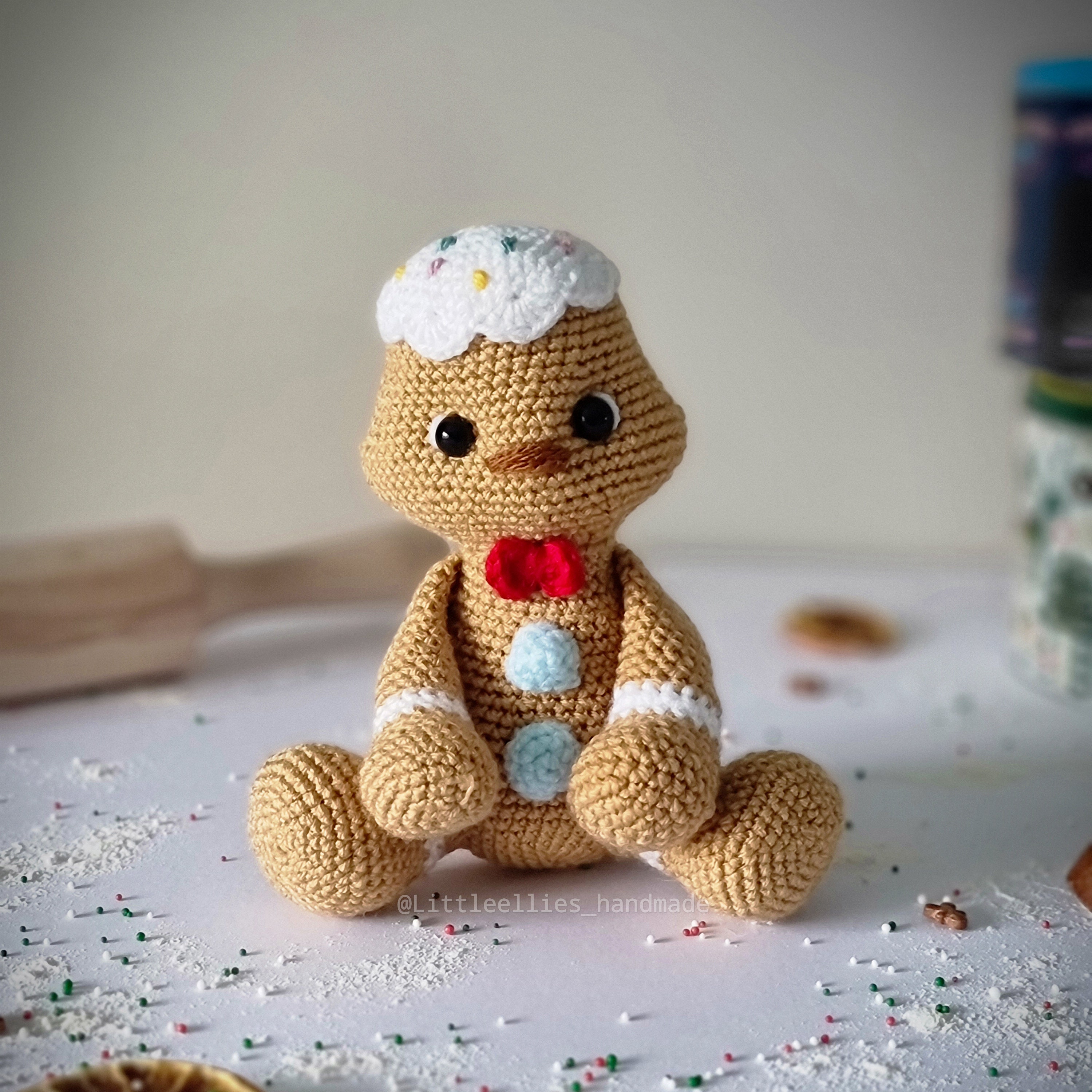 Amigurumi Gingerbread Man Crochet Gingerbread Crunch - Etsy