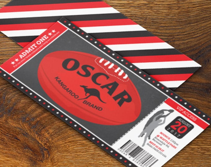 AFL & AFLW Aussie Rules Football Party Pack 6 Pack - Etsy Australia