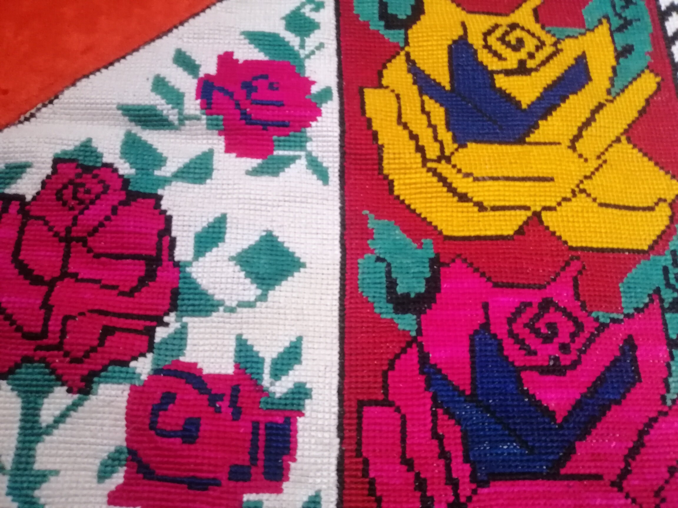 Very Unique Old Hand Embroidery Pilowcase Large Vintage Sigmed - Etsy