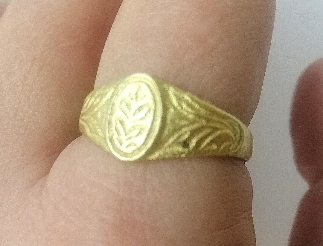 Unique Old Ring Bronze Macedonian Ring 1800s Ethnic Folr Hand - Etsy
