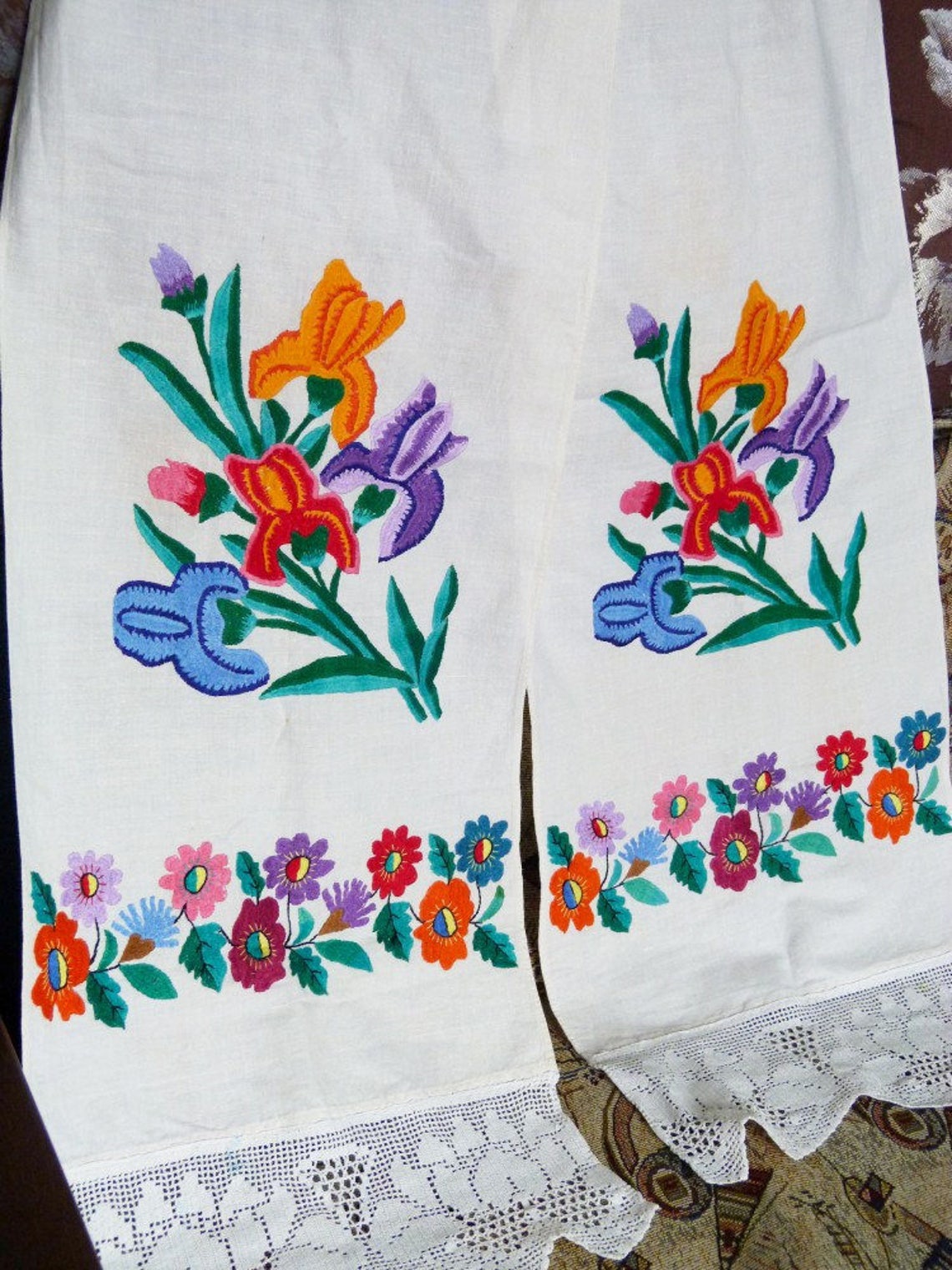 UNIQUE Ukrainian Embroidered Antique Rushnik Embroidered Long - Etsy