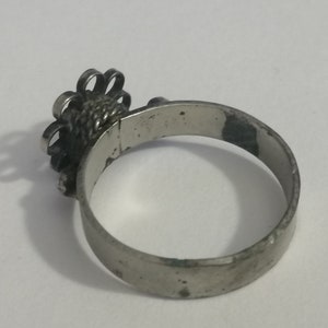 Old Bulgarian Ring 1950s Balkan Jewelry Strong Floral Boho Delicate ...