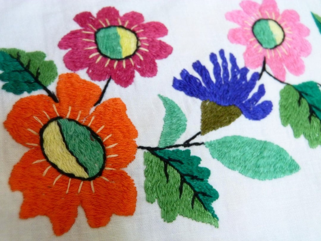 Unique Ukrainian Rushnik With Poppies Embroidered Decorative Towel With ...