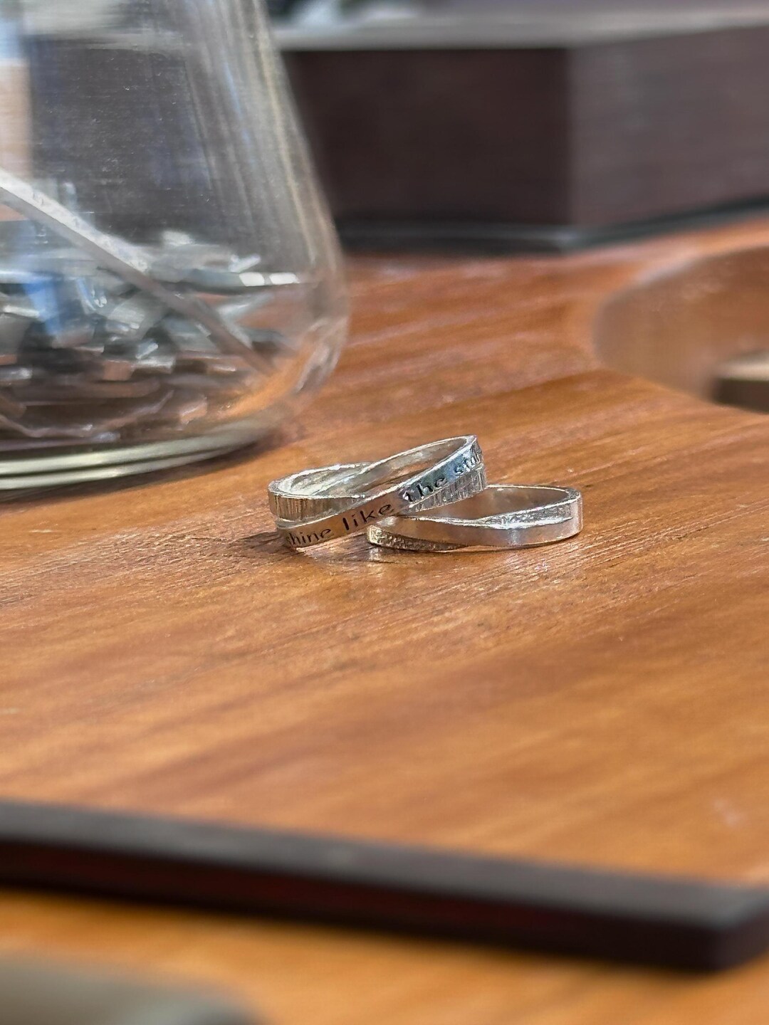 DIY Sterling Silver Double Band Ring, Minimalist Stacking Style Faux ...