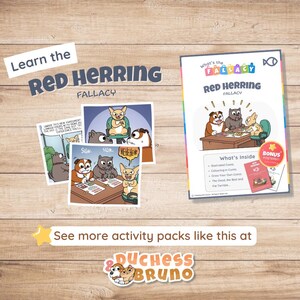 Red Herring Fallacy Activity Pack: Fun Critical Thinking ...