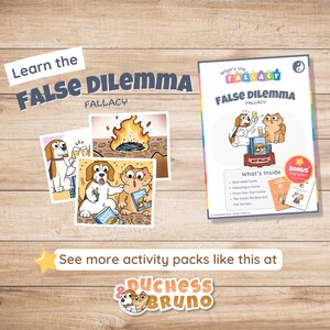 False Dilemma Fallacy Activity Pack: Fun Critical Thinking and ...