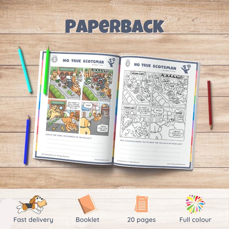 No True Scotsman Fallacy Activity Pack: Critical Thinking Worksheets ...