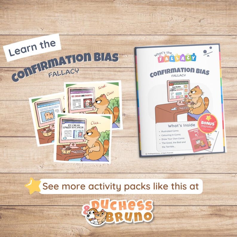Confirmation Bias Fallacy Activity Pack: Fun Critical Thinking and ...
