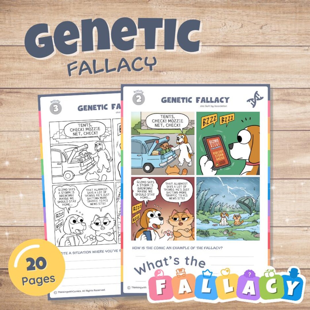 Genetic Fallacy Activity Pack: Fun Critical Thinking & Comprehension ...