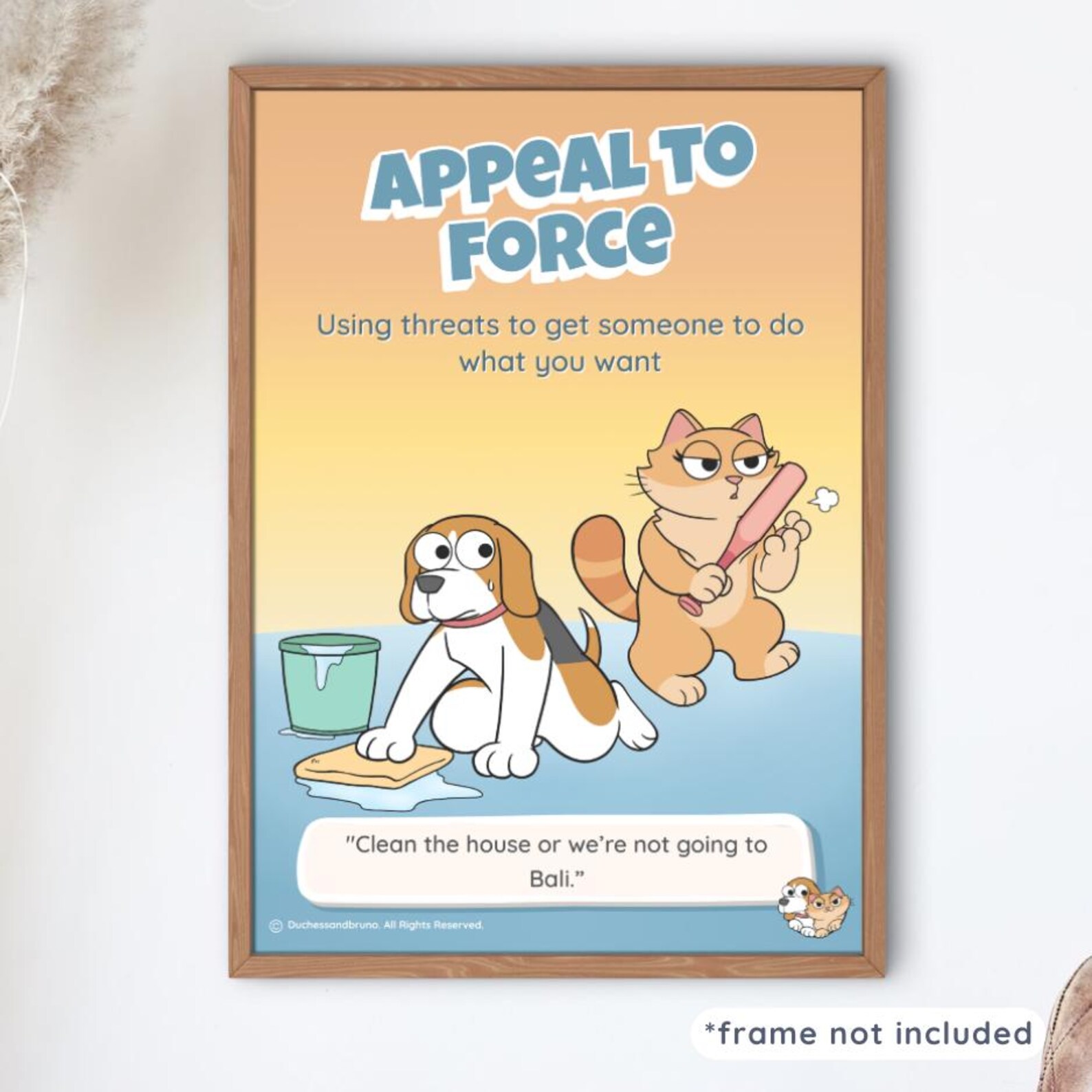 Appeal to Force Fallacy Poster to Develop Critical Thinking Skills - Etsy