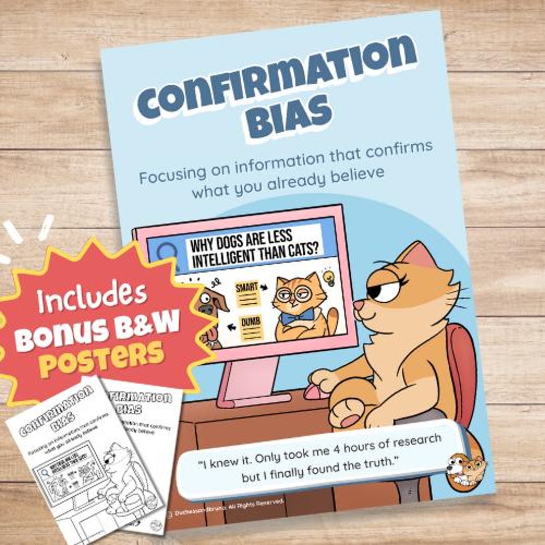 Confirmation Bias Poster to Develop Critical Thinking Skills Digital ...