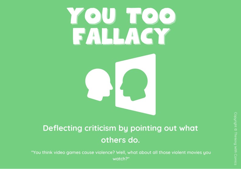 Logical Fallacies Game Cards Set - Series II - Etsy