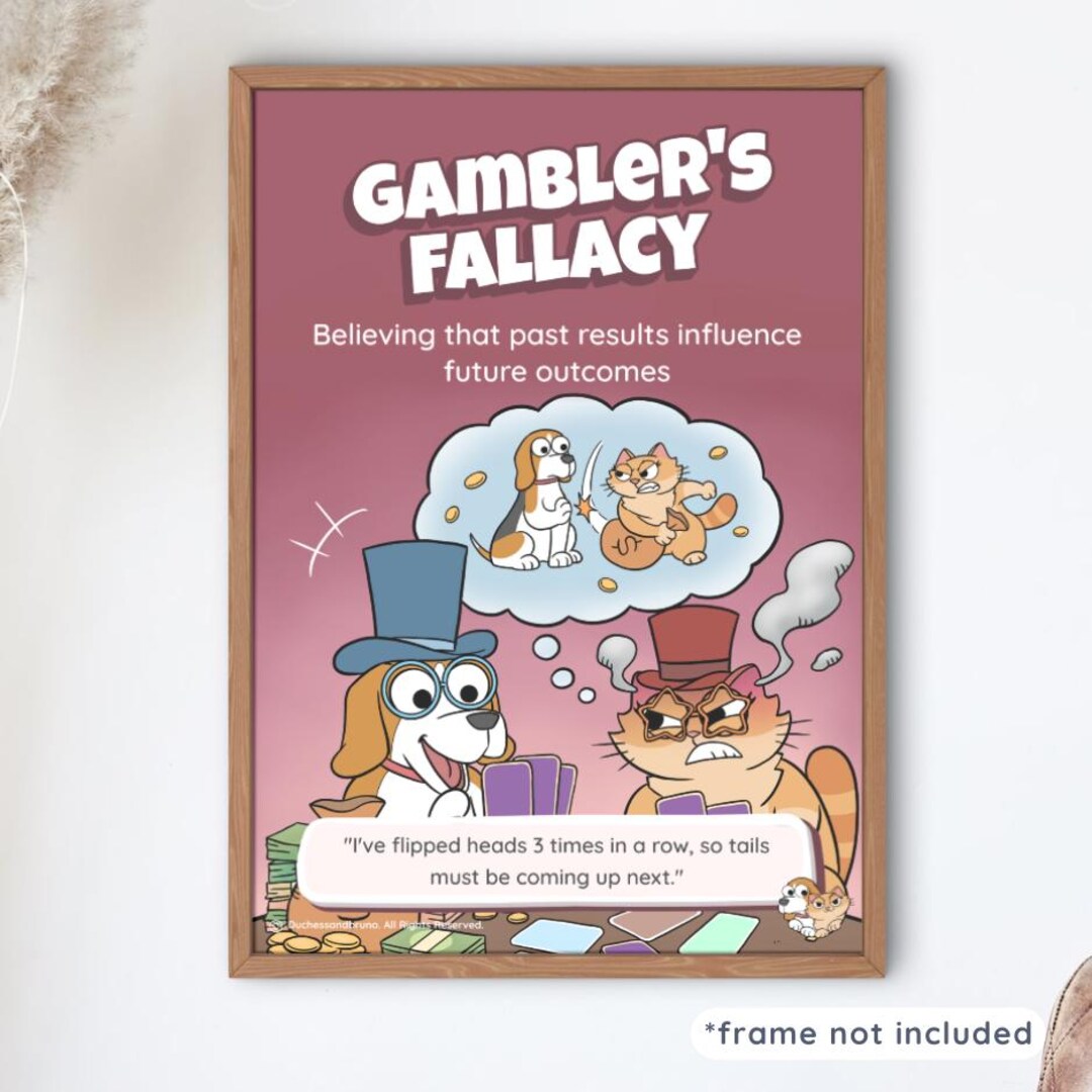 Gambler's Fallacy Poster to Develop Critical Thinking Skills - Etsy