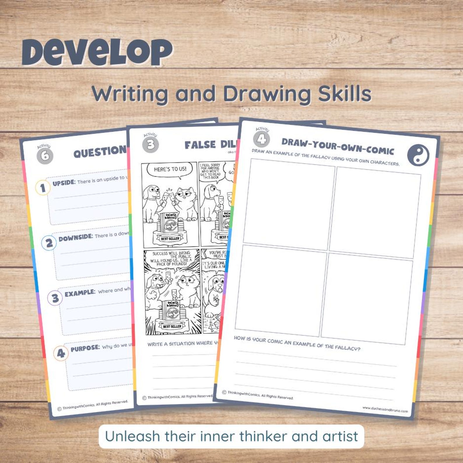 False Dilemma Fallacy Activity Pack: Fun Critical Thinking and ...