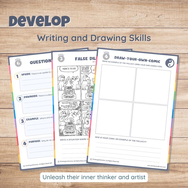 False Dilemma Fallacy Activity Pack: Fun Critical Thinking and ...