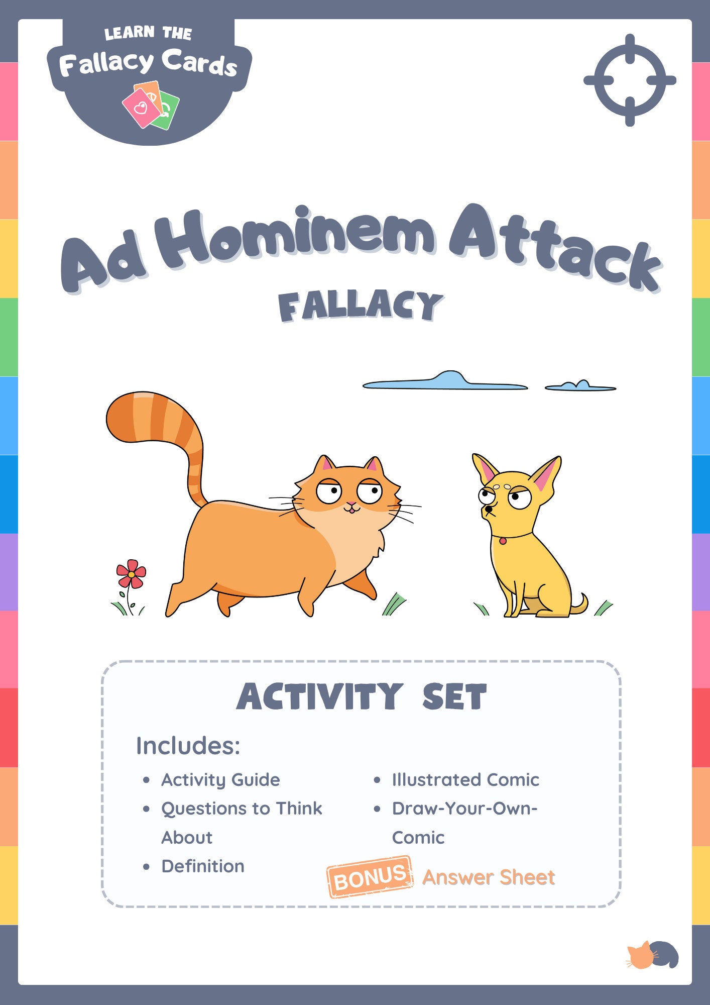 Logical Fallacies: Ad Hominem Attack - Etsy