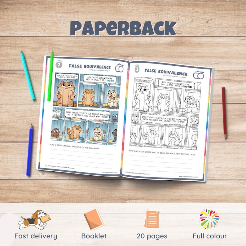 False Equivalence Fallacy Activity Pack: Critical Thinking Worksheets ...