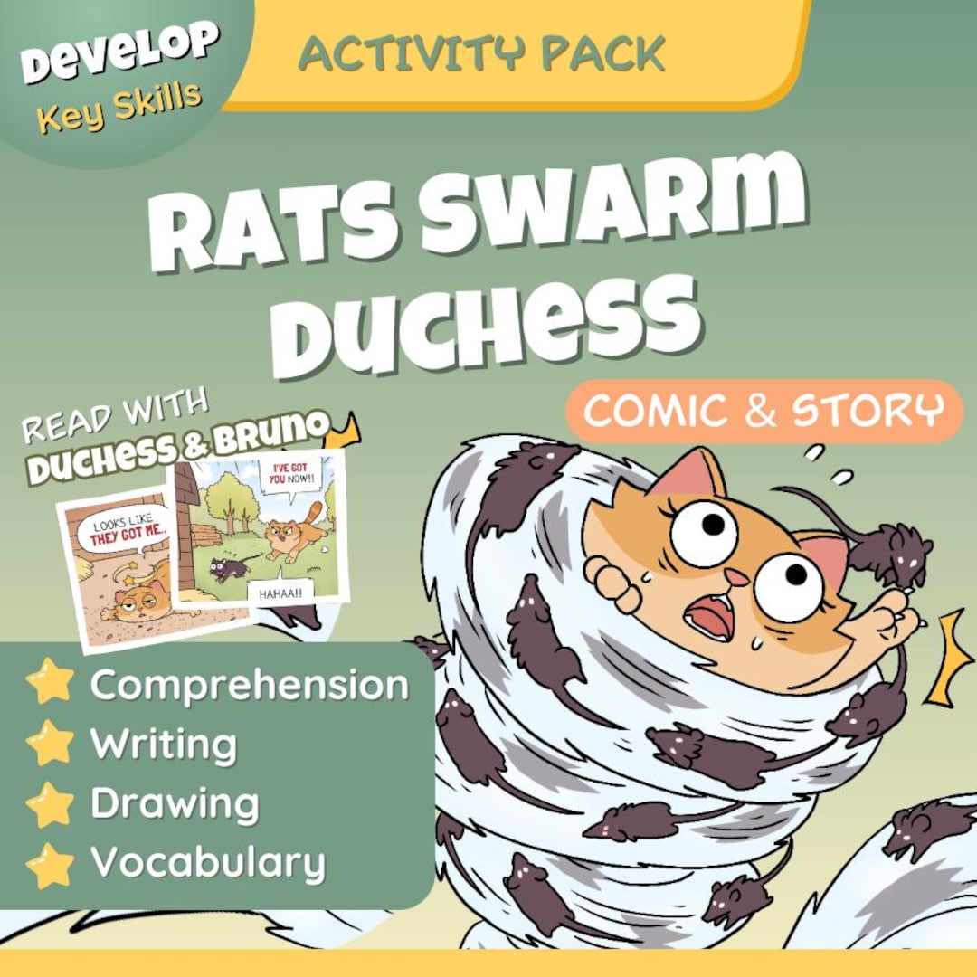 Rats Swarm Duchess Fun Activity Pack, Comprehension Questions ...